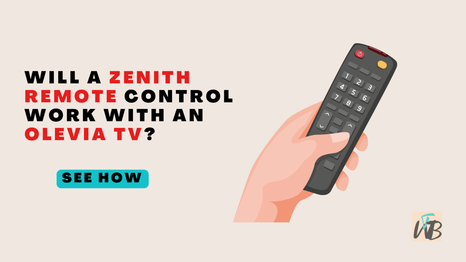 Will A Zenith Remote Control Work With An Olevia TV? - Whoihavetobe