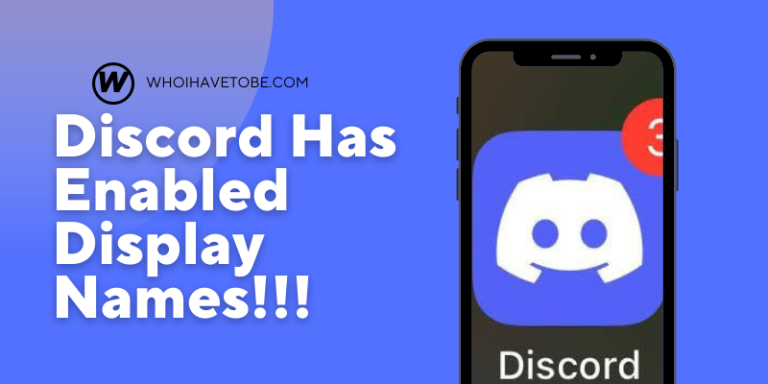 ICYMI: Discord Has Finally Enabled Display Names - Whoihavetobe