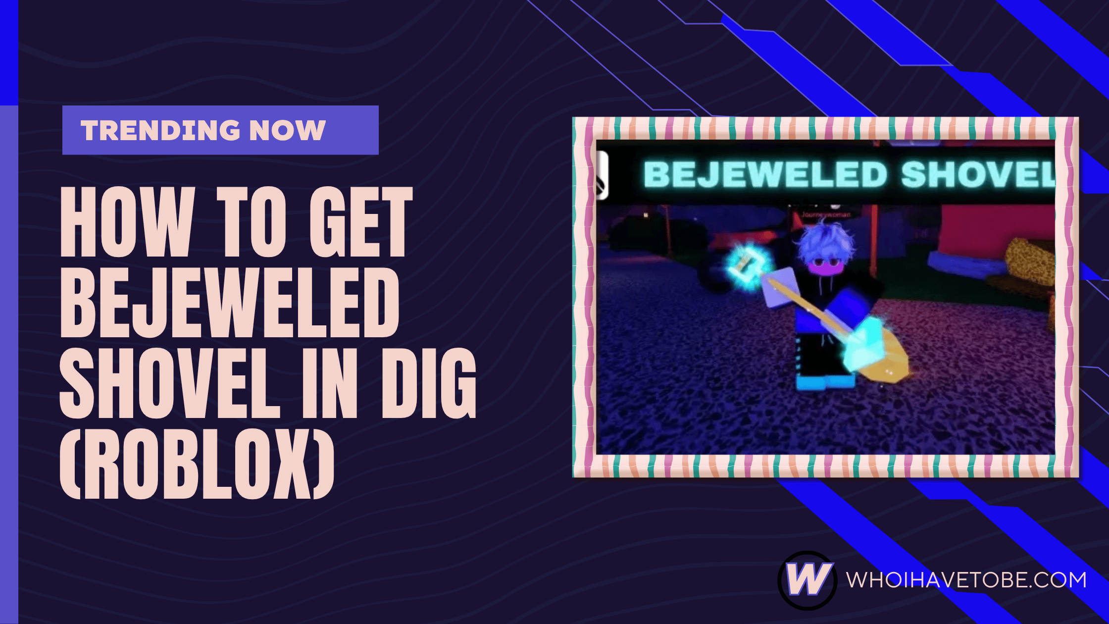 How To Get Bejeweled Shovel in Dig (Roblox) - Whoihavetobe