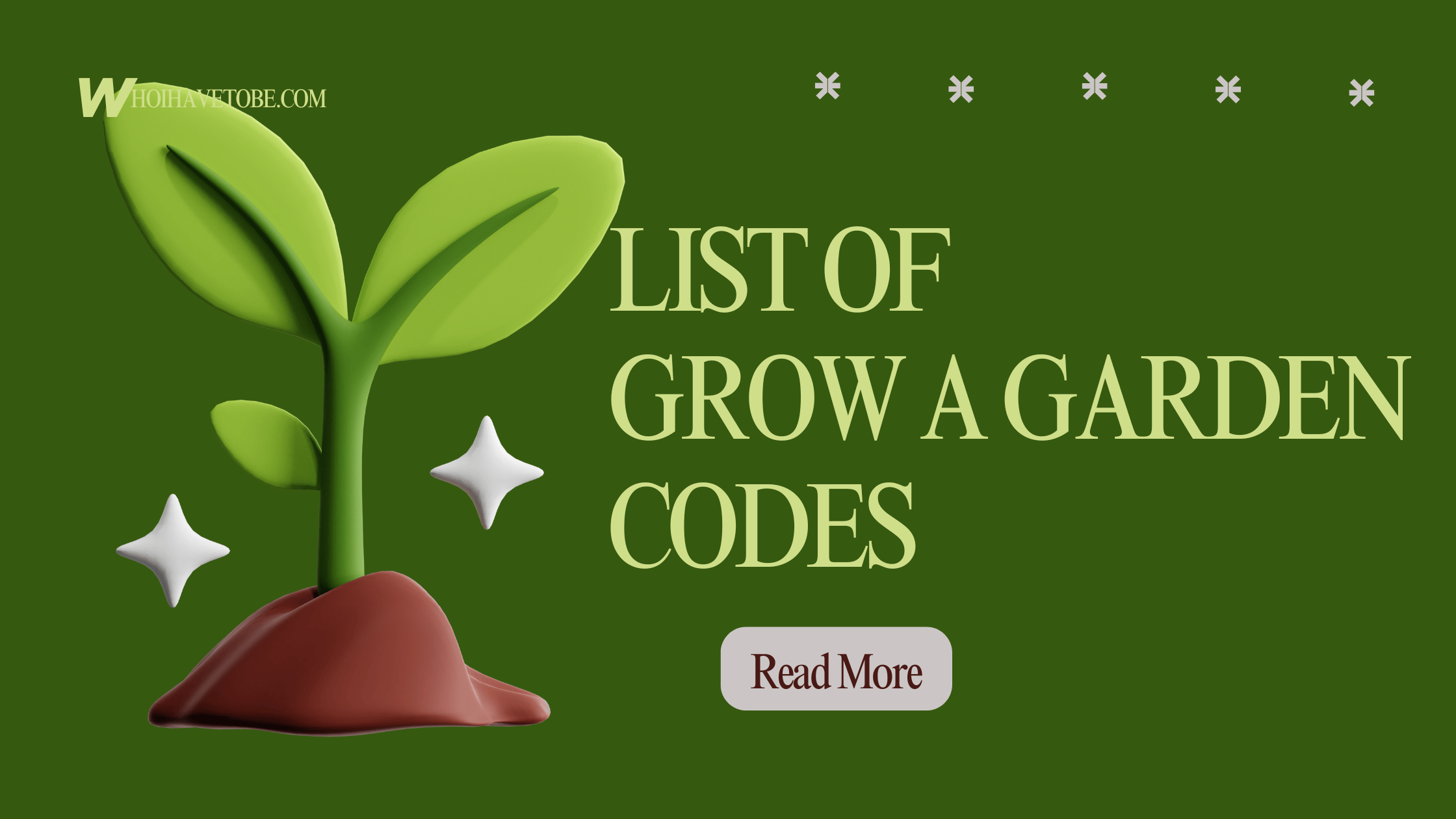 Complete List Of Grow A Garden Codes (July 2025) - Whoihavetobe