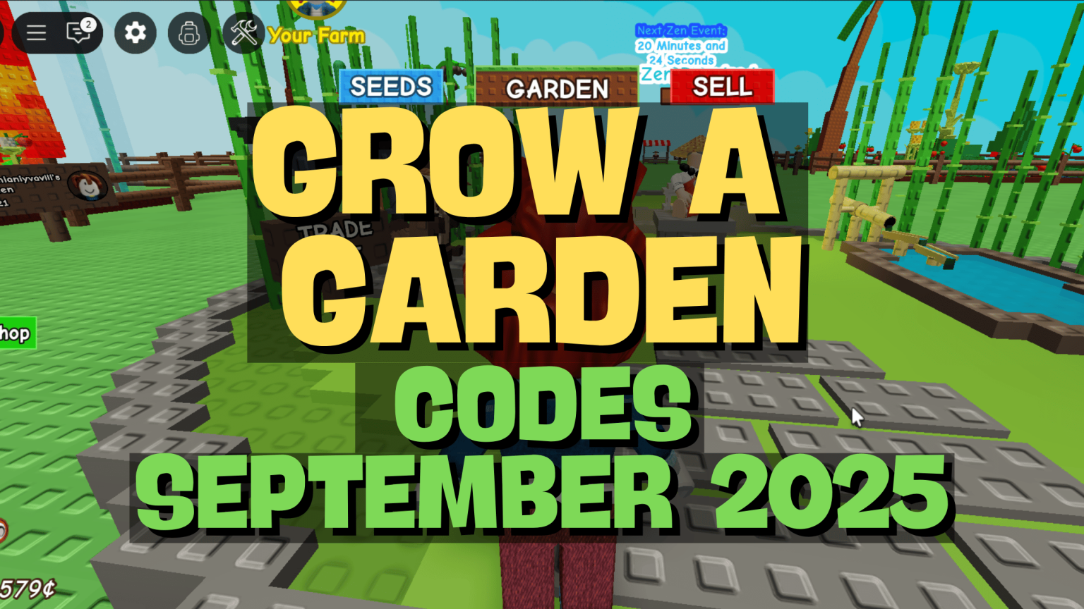 All Working Grow a Garden Codes (September 2025) - Whoihavetobe